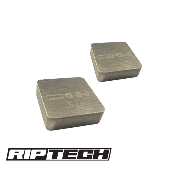 RIPTECH Tungsten Chassis Weight 5G x 2PC - 9.8 x 9.8 x 3mm – Riptech RC